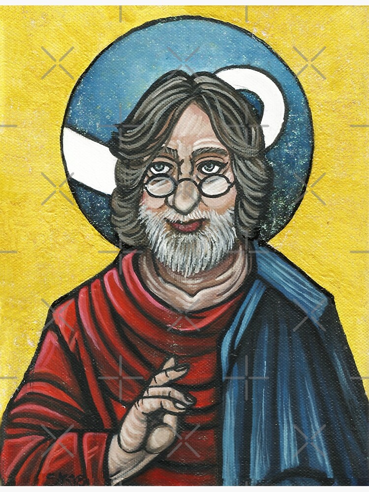 "Saint Gaben" Poster for Sale by Adalgeus | Redbubble