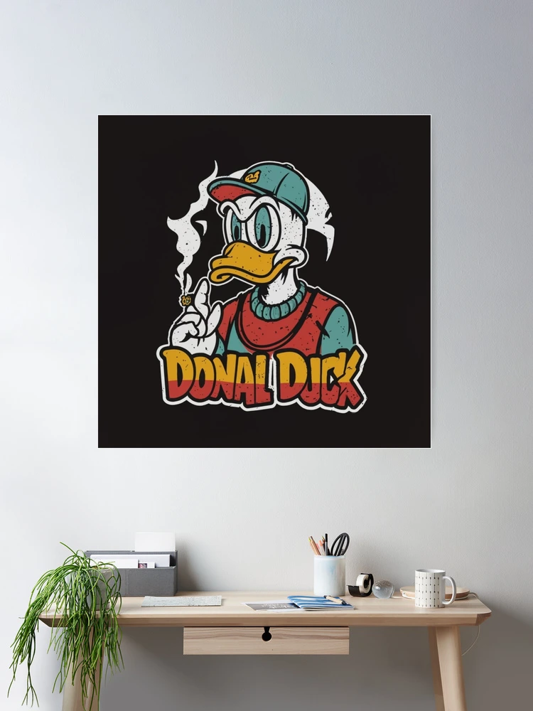El Pato Donald Fumando Marihuana Weed Duck Etsy México