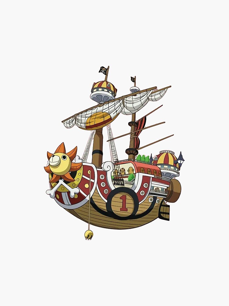 "Thousand Sunny" Sticker for Sale by Kiran-05 | Redbubble