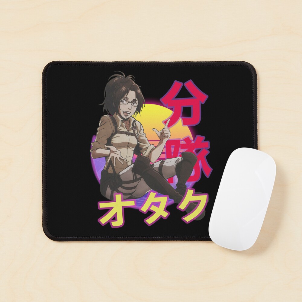 "Hange Zoe Retro Sunset Design" Sticker for Sale by Wafusaurus | Redbubble