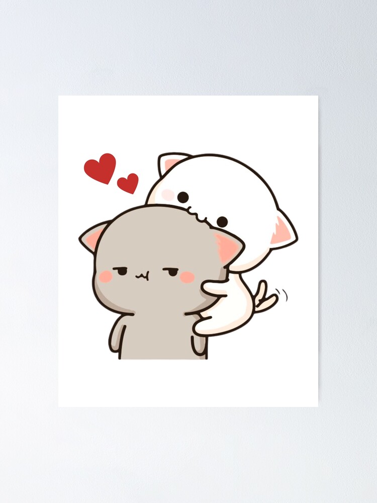 "funny bubu dudu with read heart " Poster for Sale by kristyglas-art ...