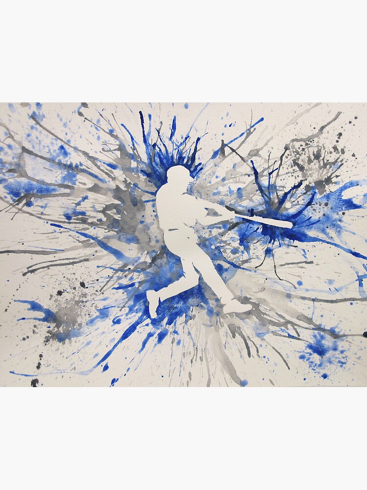 "Baseball explosion " Sticker for Sale by samAckerma | Redbubble