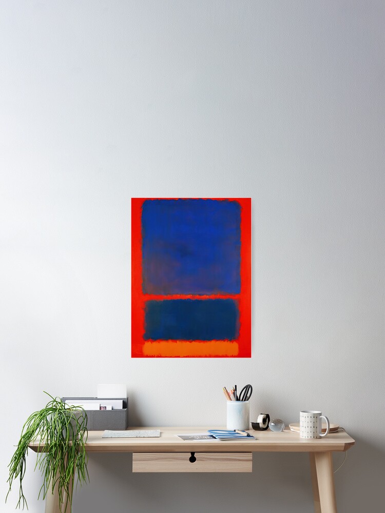 "Mark Rothko - Blue, Orange, Red - 1961" Poster for Sale by 4syntart ...
