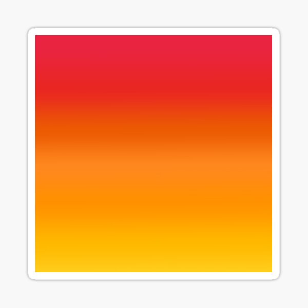 "Mango Gradient" Sticker by misimichu | Redbubble