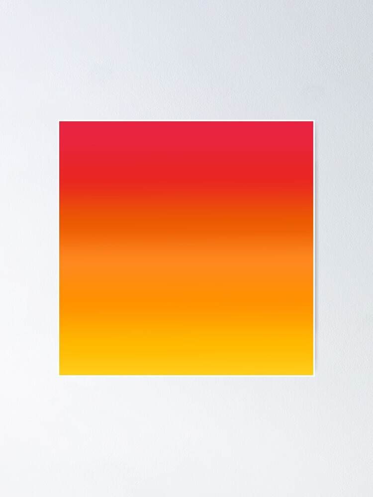 "Mango Gradient" Poster for Sale by misimichu | Redbubble