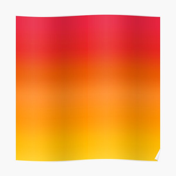 "Mango Gradient" Poster for Sale by misimichu | Redbubble