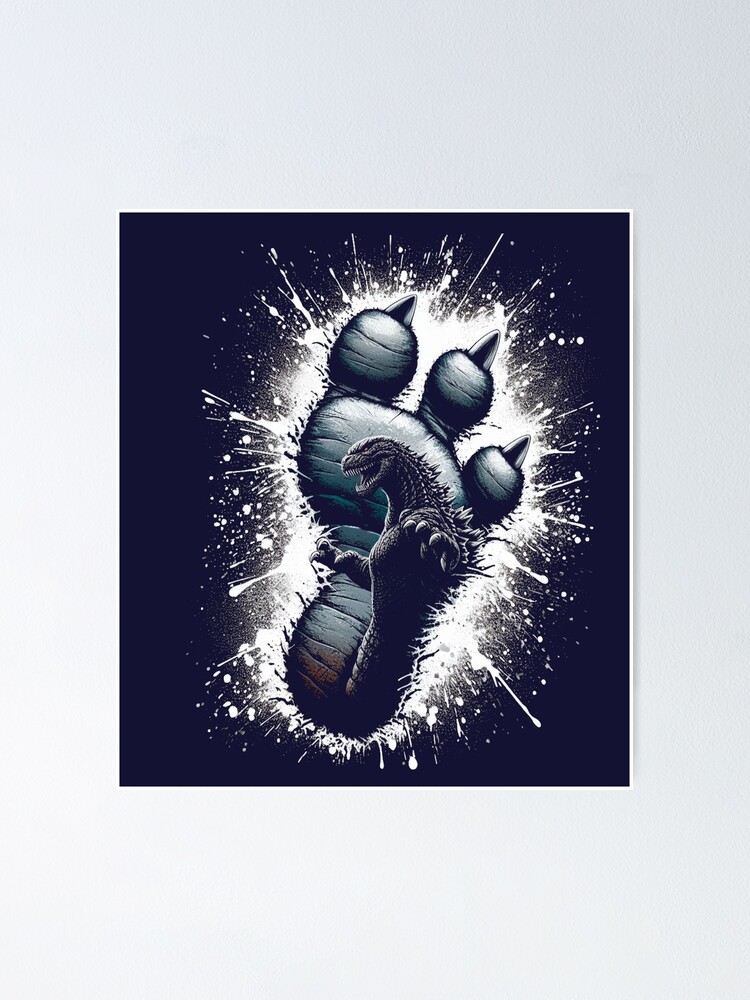 "Godzilla Tread" Poster for Sale by teeswaggersss | Redbubble