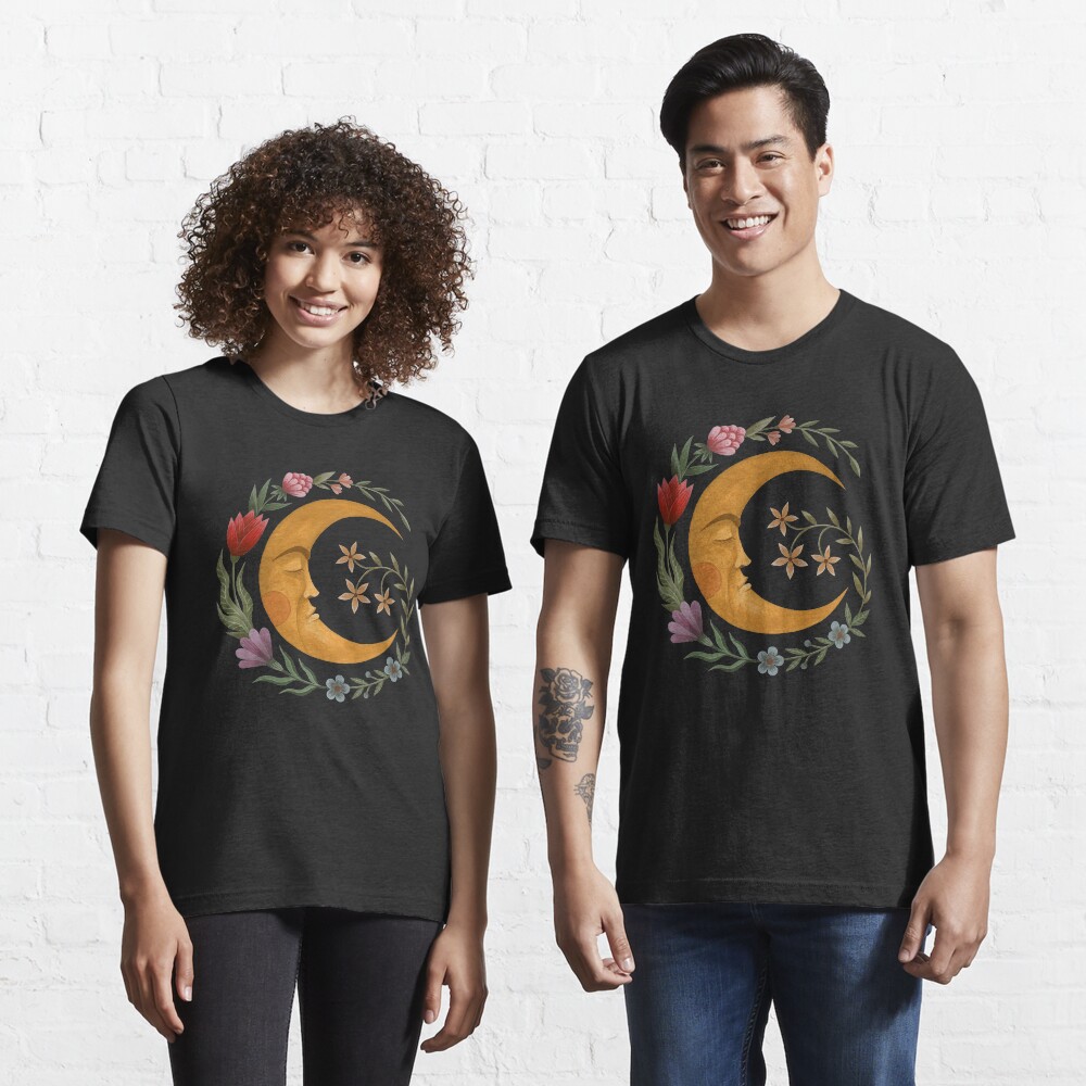 "Midsummer Moon" T-shirt for Sale by Laorel | Redbubble | gouache t ...