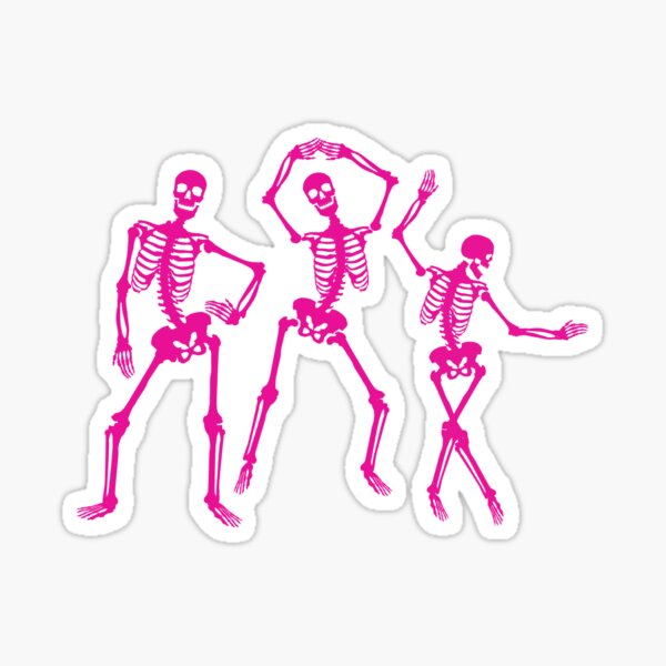 "Preppy Skeleton " Sticker for Sale by DsoZzy | Redbubble