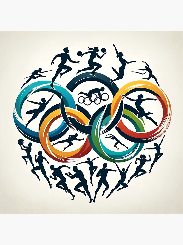 "Olympic Games unity of nations" Sticker by lpn87 | Redbubble