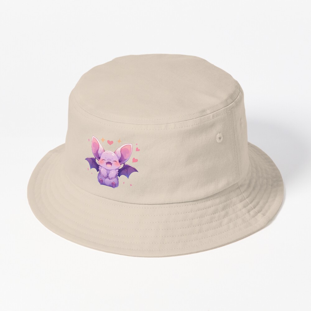 "Cute Kawaii Pink and Purple Vampire Bat in Love" Sticker for Sale by ...