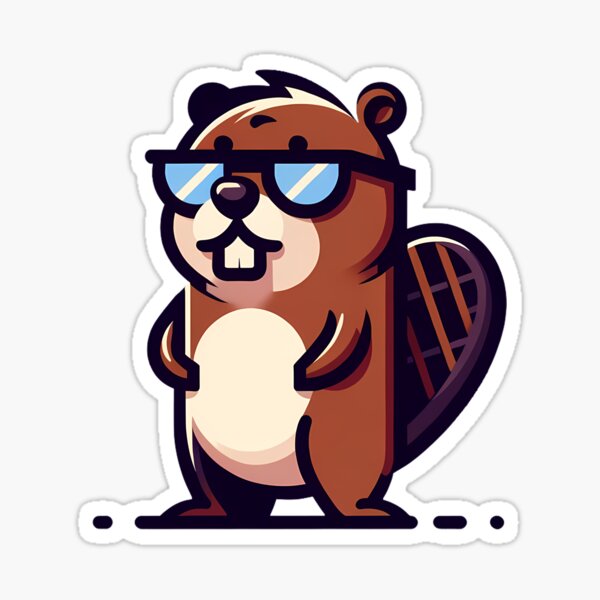 "Bober" Sticker for Sale by Tangerique | Redbubble