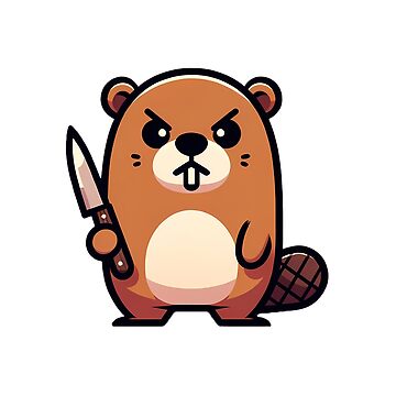 "Bober" Sticker for Sale by Tangerique | Redbubble