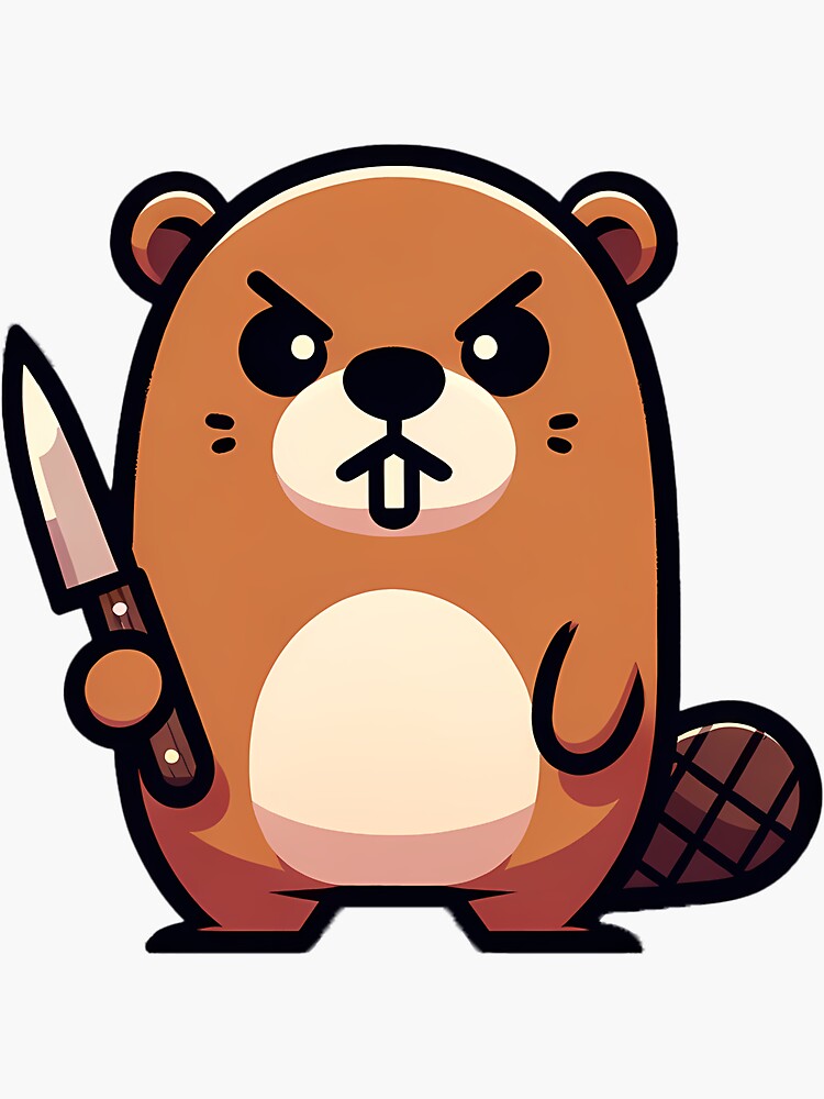 "Bober" Sticker for Sale by Tangerique | Redbubble