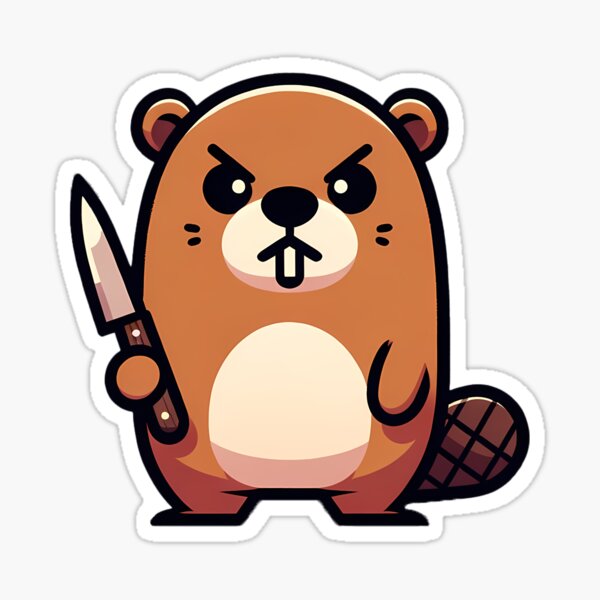 "Bober" Sticker for Sale by Tangerique | Redbubble