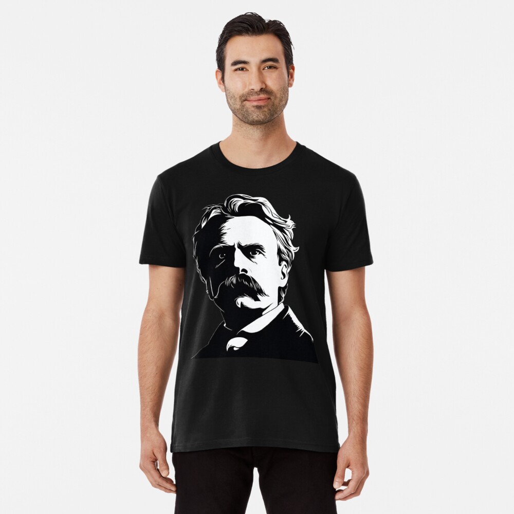 " Drawing Friedrich Nietzsche" Sticker for Sale by jb-joaofranca ...