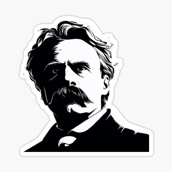 " Drawing Friedrich Nietzsche" Sticker for Sale by jb-joaofranca ...
