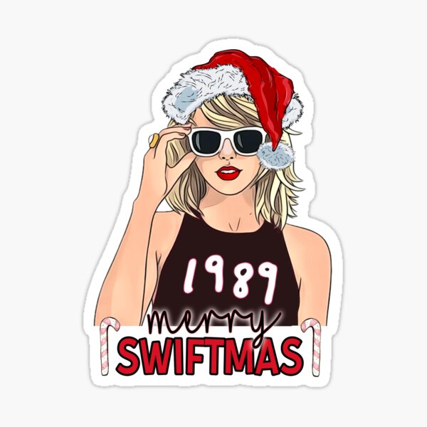 "Merry Swiftmas digital download" Sticker for Sale by BlueRiverK ...