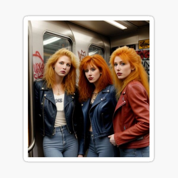 "Music Rock Girls of the 80's" Sticker for Sale by TheDarkWardrobe ...