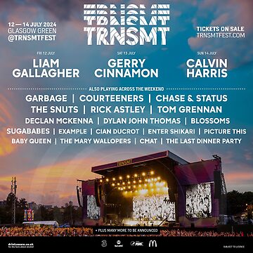 "TRNSMT festival 2024" Sticker for Sale by miacrylic | Redbubble
