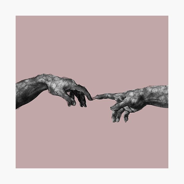 "The Creation of Adam - {Connection}" Photographic Print by ...