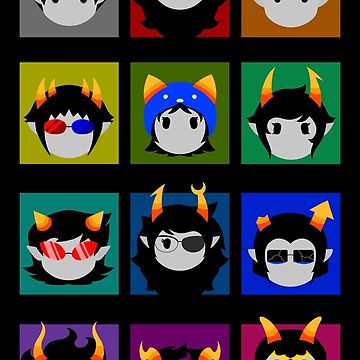 "Chibi Homestuck Trolls" Sticker for Sale by Jaytaku | Redbubble