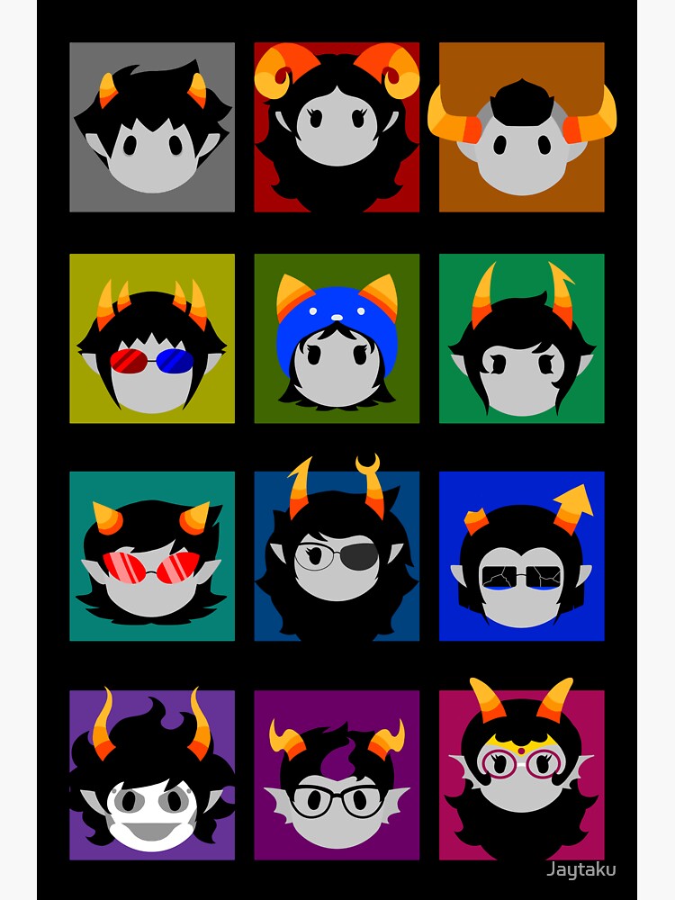 "Chibi Homestuck Trolls" Sticker for Sale by Jaytaku | Redbubble