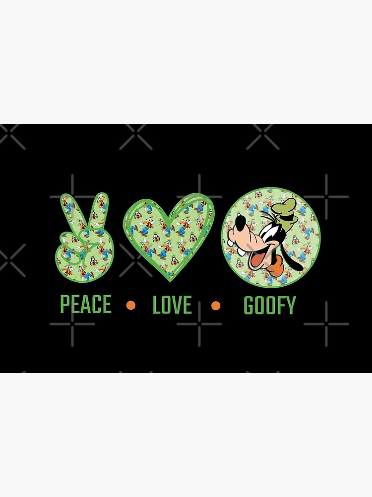 Amazing Peace Love Goofy Disney Bath Mat, Disney Decor sold by Avenger ...