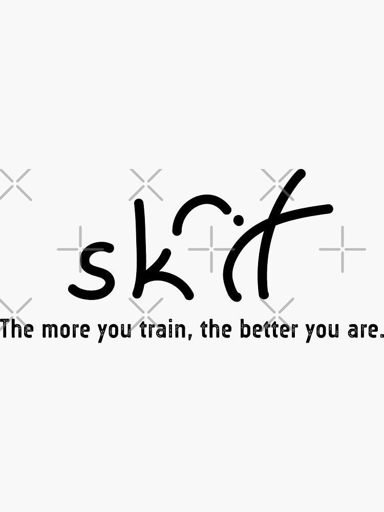 "skills" Sticker for Sale by EKKASTUDIO | Redbubble