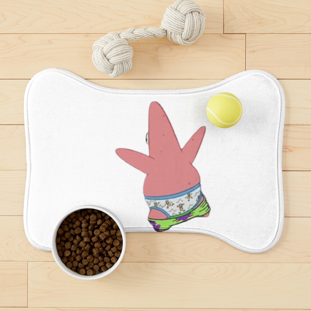 "Patrick Star Running with Pants Down" Sticker for Sale by ShoresMade | Redbubble