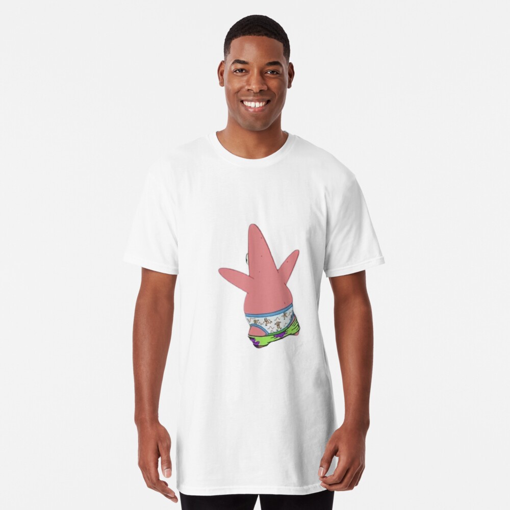 "Patrick Star Running with Pants Down" Sticker for Sale by ShoresMade | Redbubble