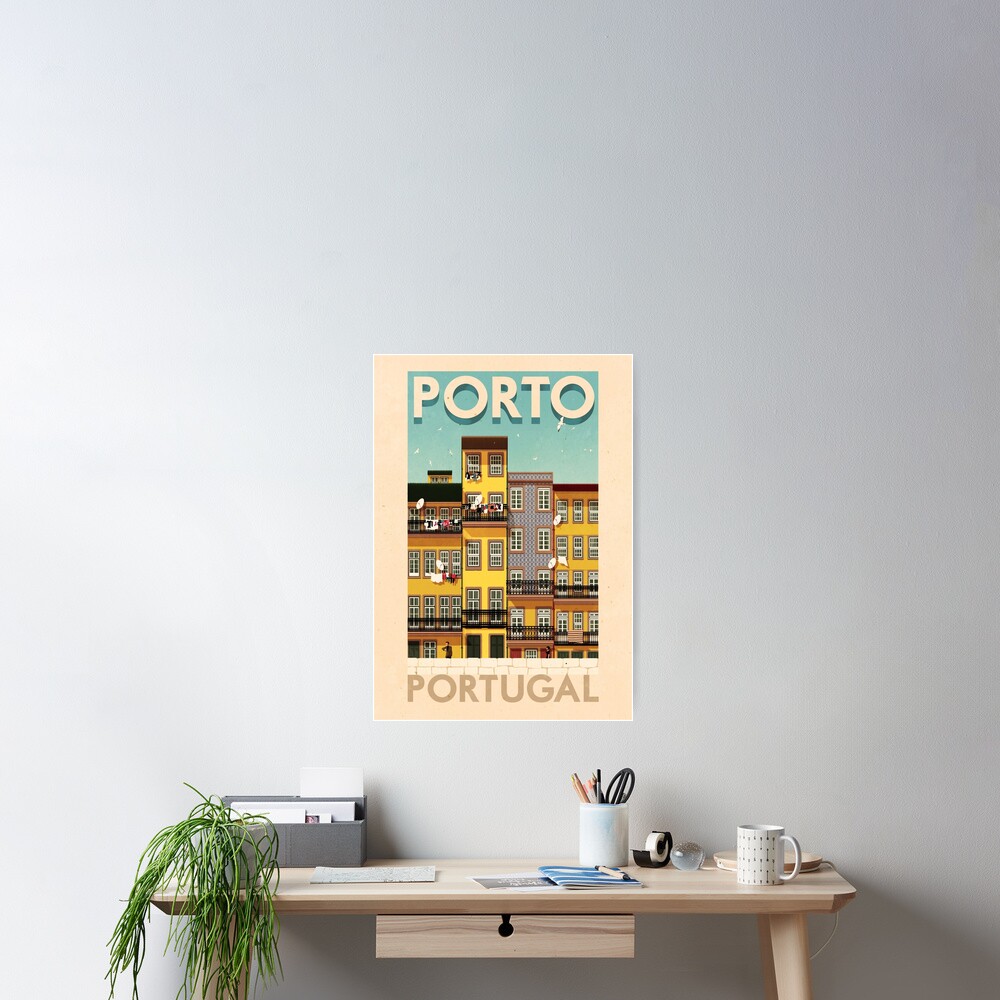 "Travel Posters - Porto Portugal" Poster for Sale by ruiricardo | Redbubble