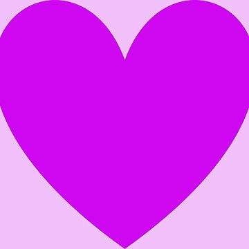 "Bright Psychedelic Purple Heart" Sticker for Sale by WD-Artist | Redbubble