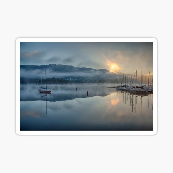 "Morning Mist" Sticker by Eunice1 | Redbubble