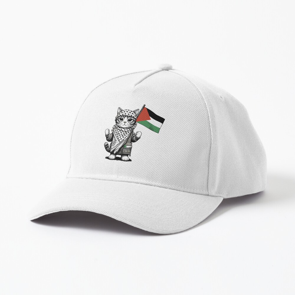 "Palestine Cat" Sticker for Sale by Riv9 | Redbubble