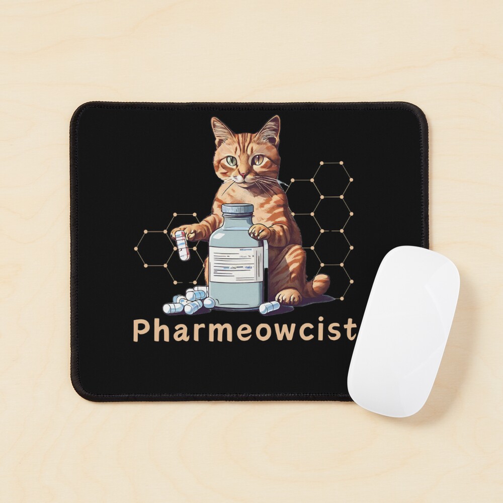 "Cat pharmacist" Sticker for Sale by MilkyForest | Redbubble