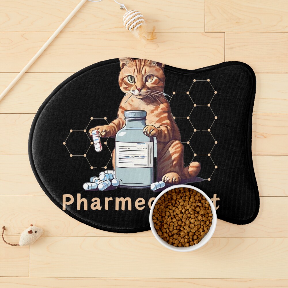 "Cat pharmacist" Sticker for Sale by MilkyForest | Redbubble