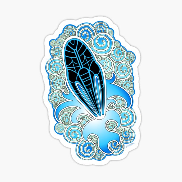 "Moya Starburst" Sticker for Sale by spritelady | Redbubble