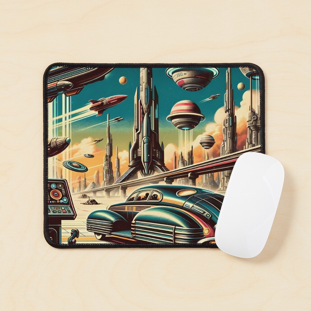 ""Retro-Futurism: Echoes of Tomorrow"" Poster for Sale by APARTAI EU ...