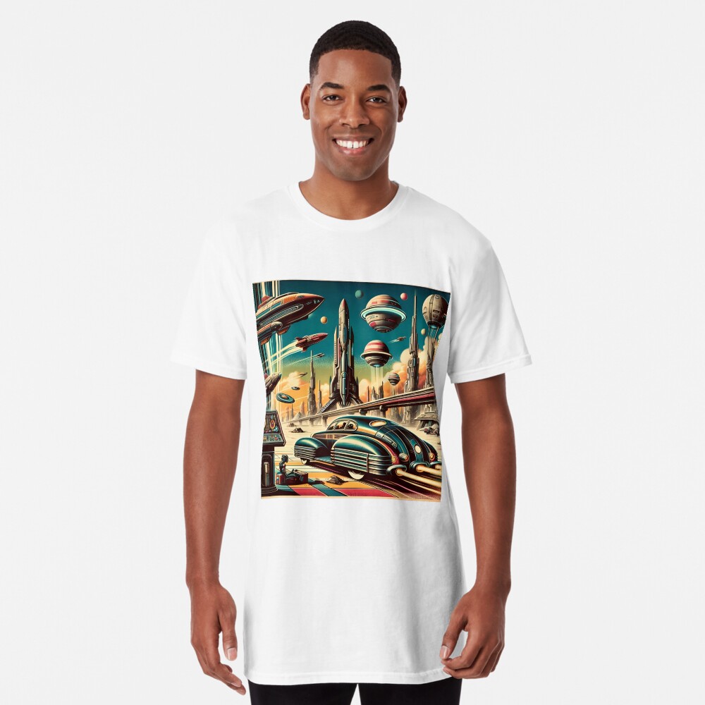 ""Retro-Futurism: Echoes of Tomorrow"" Poster for Sale by APARTAI EU ...