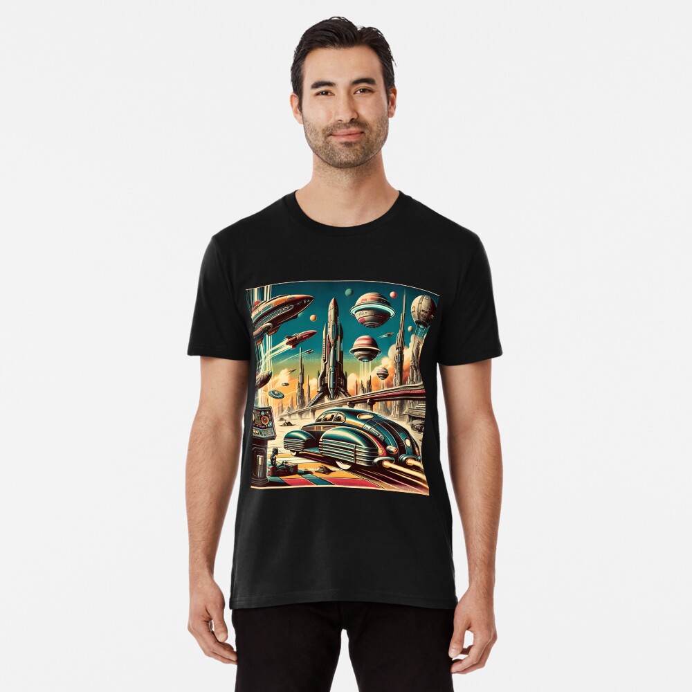 ""Retro-Futurism: Echoes of Tomorrow"" Poster for Sale by APARTAI EU ...