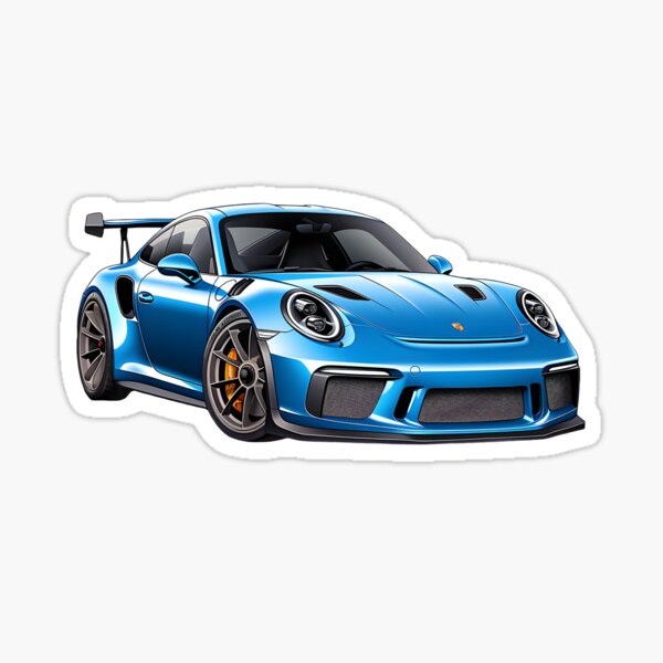 "Discover the elegance of the Porsche 911 GT3 in breathtaking blue ...