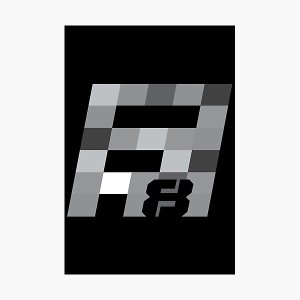 "Furiousfade Merch Block Logo" Photographic Print for Sale by drawn ...