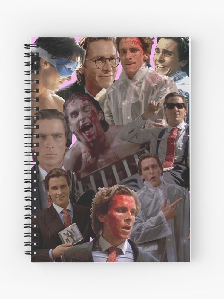 "Patrick Bateman American Psycho Collage" Journal for Sale by ellentwd ...