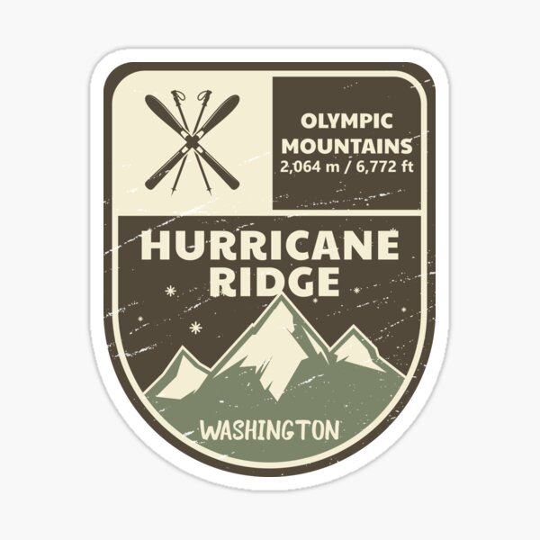 "Hurricane Ridge Olympic Mountains Washington" Sticker for Sale by ...