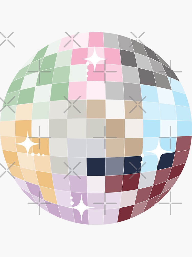 "Eras Mirrorball" Sticker for Sale by Nina Seyferth | Redbubble