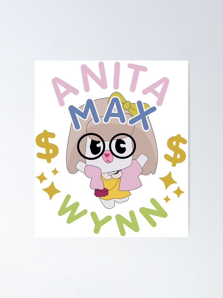"ANITA MAX WYNN" Poster for Sale by CHINATOWNMARKET | Redbubble