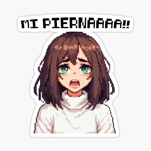 "Luis Miguel My Leg!" Sticker by Polarisdg | Redbubble