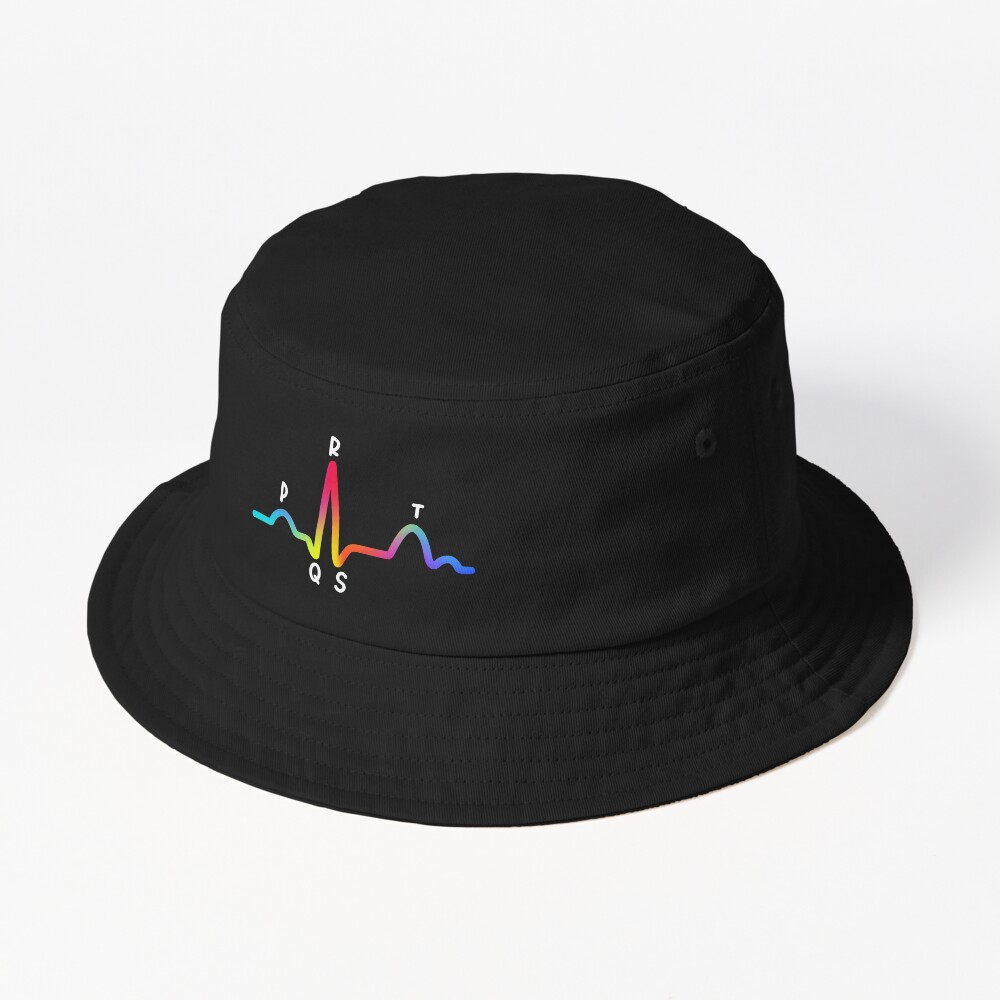 "Hand Drawn Normal Electrocardiogram ECG Rainbow" Sticker for Sale by ...