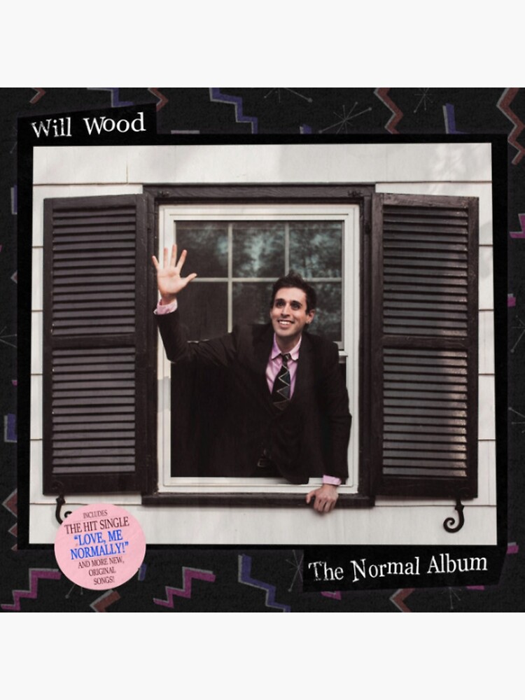 "will wood: the normal album" Poster for Sale by rj1776 | Redbubble